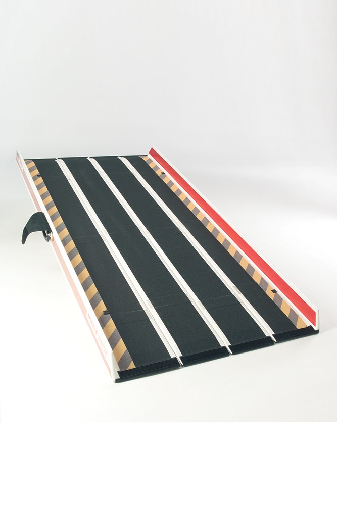 Ramp with Edge Barrier (Various Sizes) - Caremax Mobility